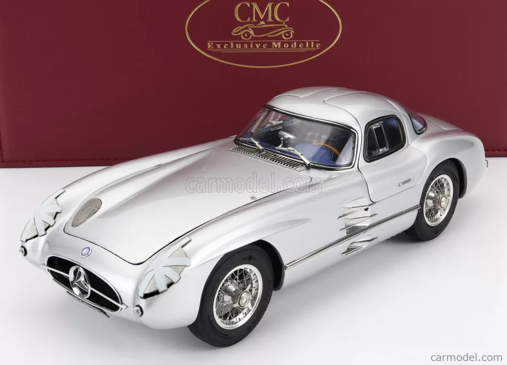 Cmc - Mercedes Benz 300 Slr Uhlenhaut Coupe N 15 Sweden Gp 1955 Silver ...