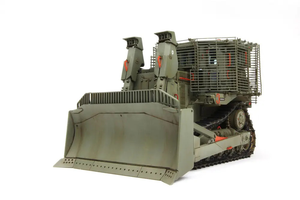 Meng Model - D9R Armored Bulldozer W/Slat Armor,1:35 méretar